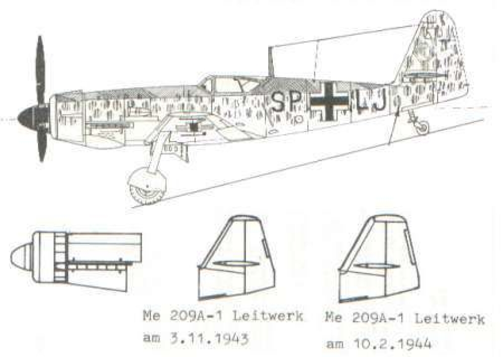 Airmodel - Messerschmitt Me 209 A-1 / A-2